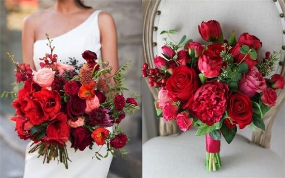 Trends We Love - Monochromatic Bouquets - luxedestinationweddings.com