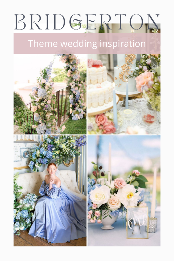 Bridgerton Theme Wedding Day Inspiration - luxedestinationweddings.com